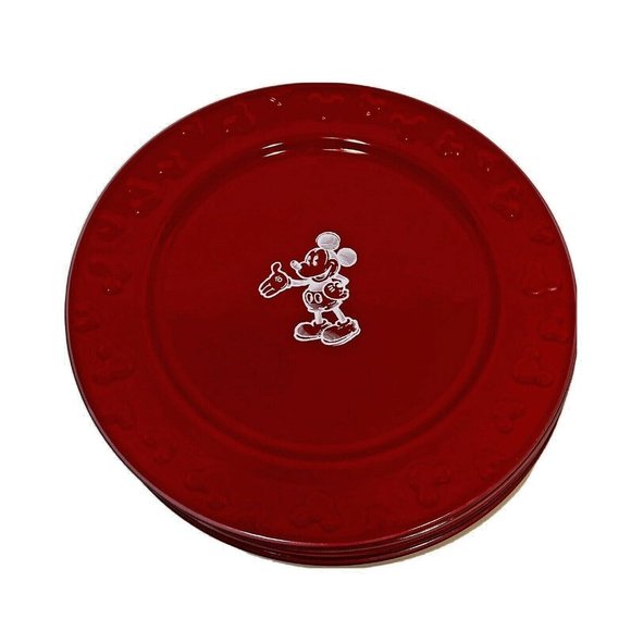 Disney | Dining | Disney Parks Gourmet Mickey Mouse Dinner Plate Set 1 ...